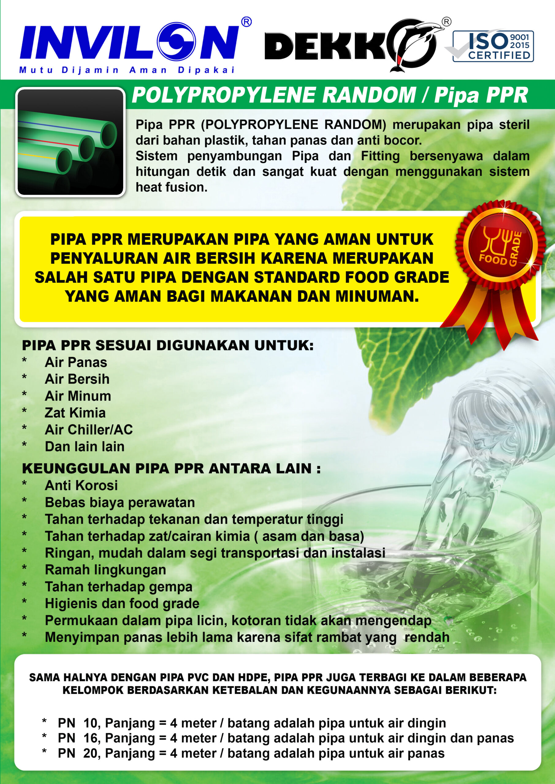 Pipa PPR | INVILON